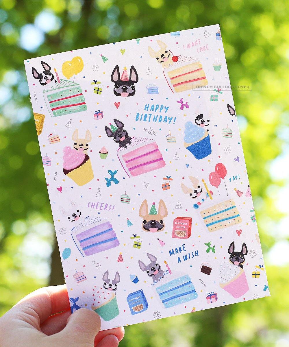 Birthday Celebration - Frenchie Birthday Card – French Bulldog Love