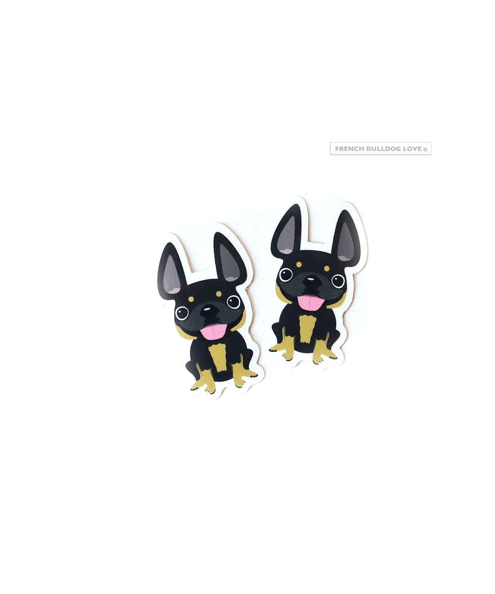 Itty Bitty Mini Stickers - Set of 2 - Frenchie #20 - Waterproof Vinyl ...